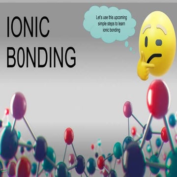 Ionic compound | PPT