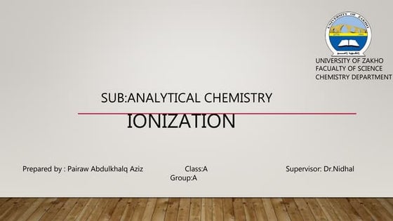Ionization vs dissociation | PPTX