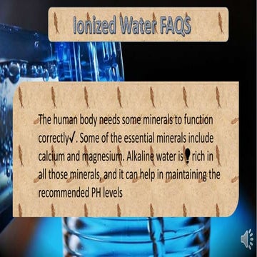 What is Alkaline Water? | PDF