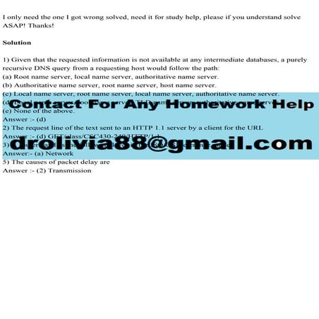 I only need the one I got wrong solved, need it for study help, plea.pdf