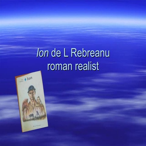 Ion roman realist | PPT