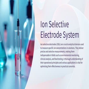 Ion Selective Electrode System (1).pdf by professor Hurair babbar | PDF