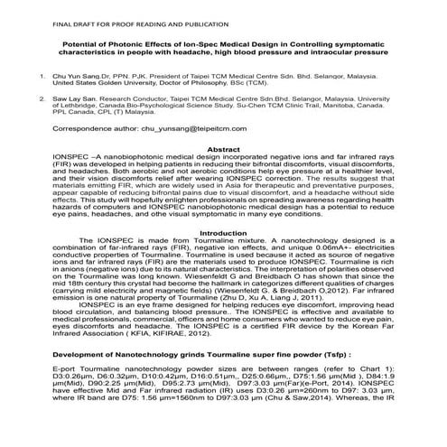 IONSPEC MEDICAL JOURNAL PUBLICATION 2025 | PDF