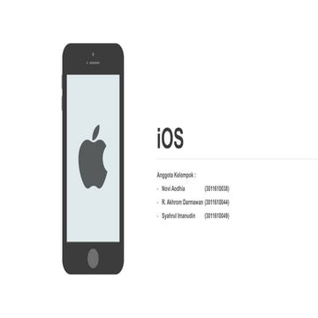 Sejarah dan Perkembangan iOS | PDF