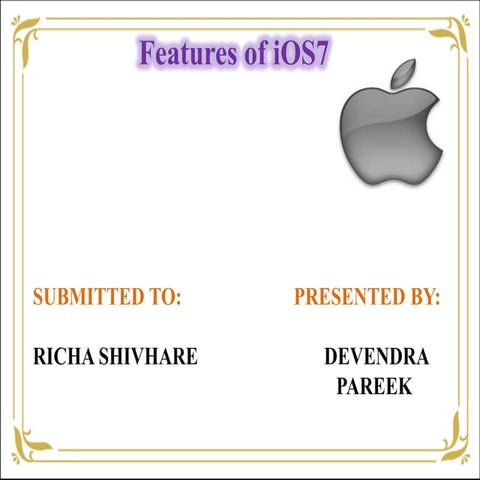 I os 7 | PPT