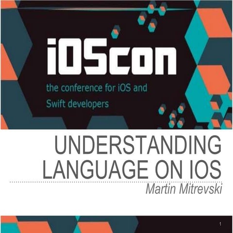 UNDERSTANDING LANGUAGE ON IOS | PDF | Computing | Technology & Computing