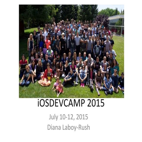 iOSDevCamp 2015 | PPTX