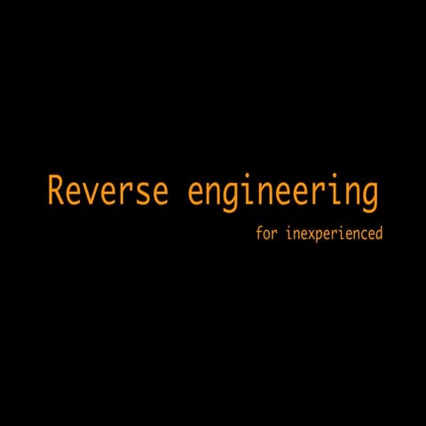 RDSDataSource: iOS Reverse Engineering for inexperienced | PPT