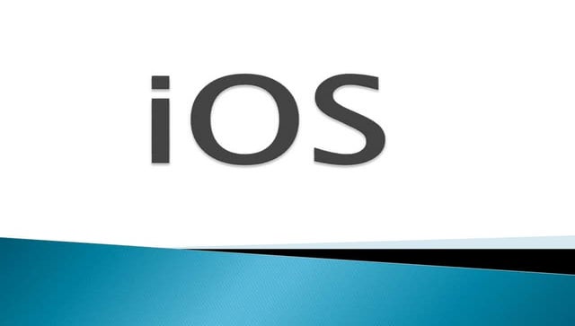 Ios operating system