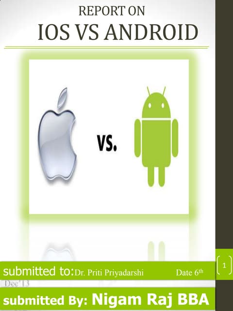 ios vs android presentation | PPTX