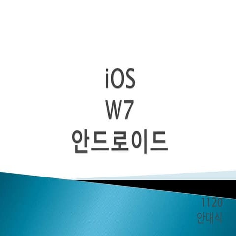 Ios&w7& | PPT