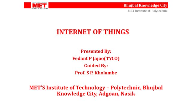 Iot Exploring The Way Of Connecting Things Ppt