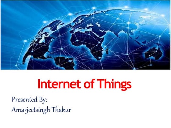 Internet Of Things Iot Introduction Ppt Ppt