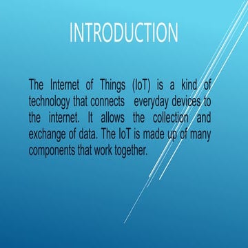 Basic Building Blocks of Internet of Things. | PPTX