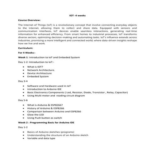 IOT-4 week.docx