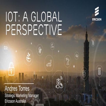 IoT: A Global Perspective - Radcomms 2016 | PDF