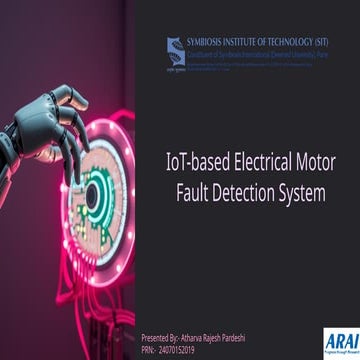 Iot Based Electrical Motor Fault Detection System Pptx