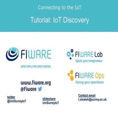 IoT Discovery tutorial | PPTX
