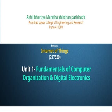 Fundamental of computer organization IOT-UNIT1.pptx