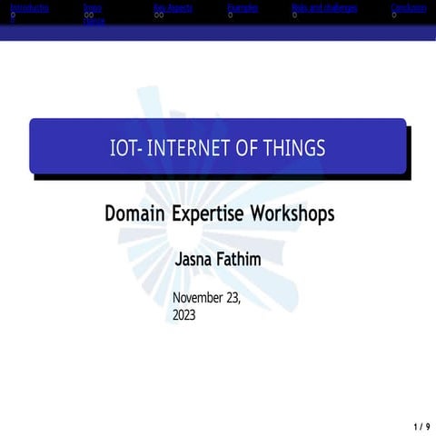Internet of things domain expertise workshops.pptx