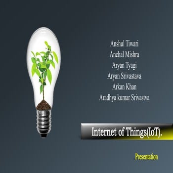 Introduction to IoT (Internet of Things) | PPTX