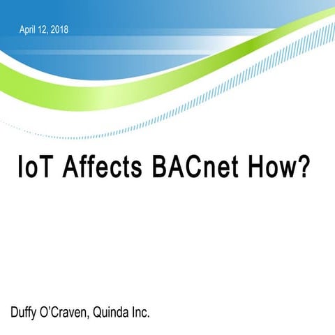 IoT Affects BACnet How? | PPT