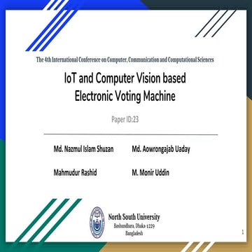 IoT and Computer Vision based Electronic Voting Machine (ic4s ...