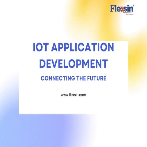 Iot Application Development Ppt