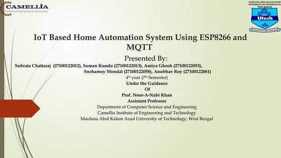 Home automation ppt | PPT