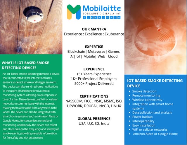 IoT Based Smoke Detecting Device Services | PPT IoT Based Smoke Detecting Device Services | PPT