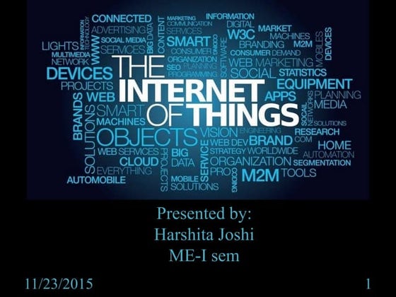 Internet of things for Smart Home | PPT