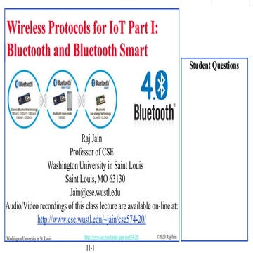 Bluetooth Based Smart Sensor Network | PPTX