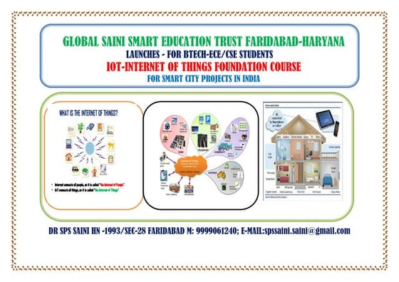 Iot foundation course | PPT