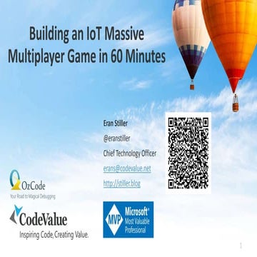 Building an IoT Massive Multiplayer Game in 60 Minutes - TechBash 2017 ...