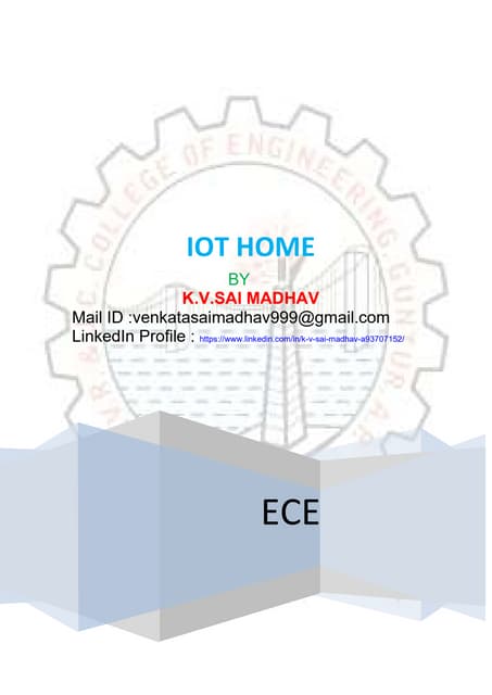 IoT Home project by MADHAV | PDF IoT Home project by MADHAV | PDF