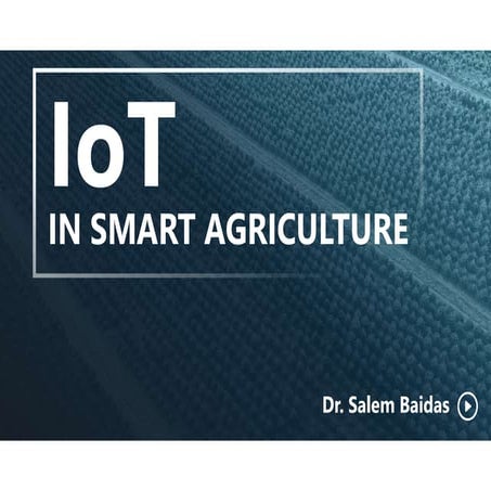 IoT in Smart Agriculture | PDF