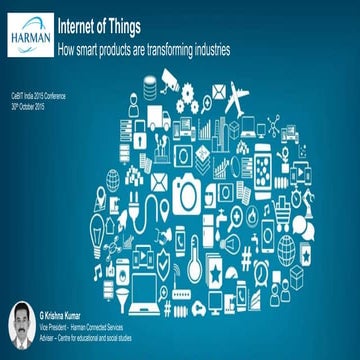 IOT in the Indian Context CeBIT India 2015 Oct 30 | PPT