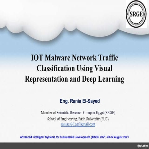 IoT malware network traffic classification using visual representation ...