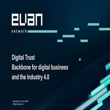 Digital Trust and the Identity of things | PPTX