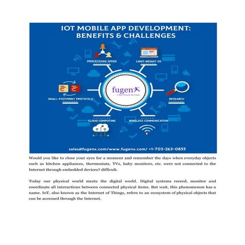 Iot Mobile App Development Benefits Challenges Pdf