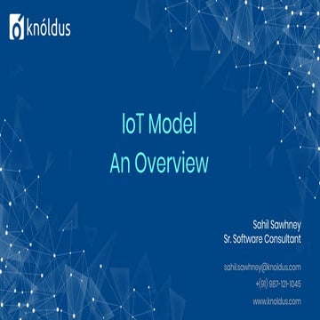 IOT Model An Overview | PPT