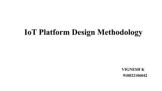 Chapter 5 IoT Design methodologies | PDF | Internet of Things | Internet