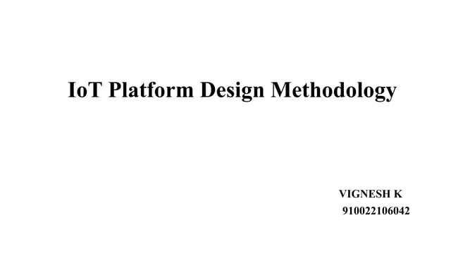 Chapter 5 IoT Design methodologies | PDF