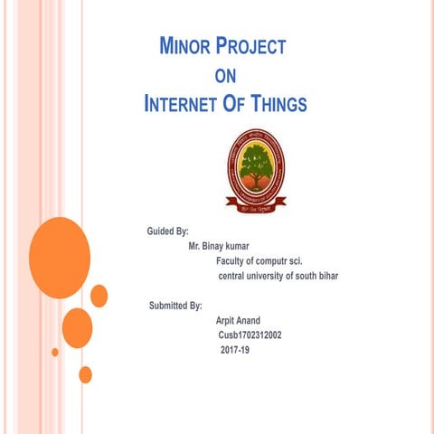 Iot project | PPTX