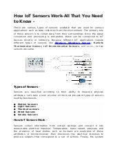 Sensors_in_IoT.pptx Inter net of things best Explanatiom | PPTX