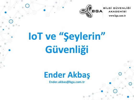 Hobi Olarak IoT / Bir geliştiricinin gözünden | PDF