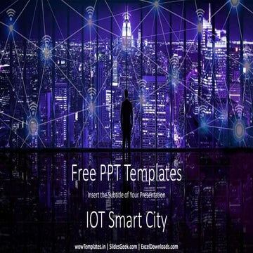 IOT Smart City PowerPoint Presentation Template Free_wowTemplates.pptx