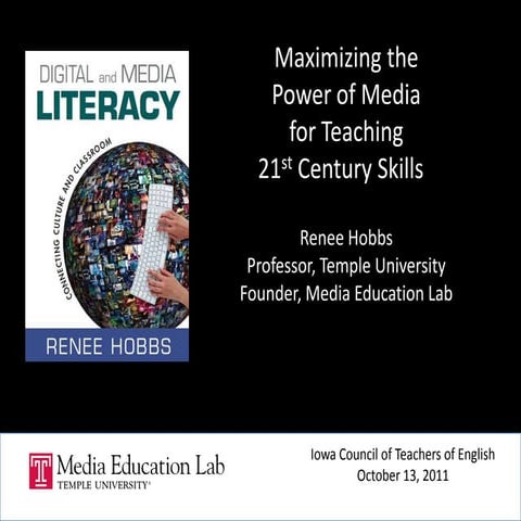 Maximizing the Power of Media to Teach 21st Century Skills | PPTX