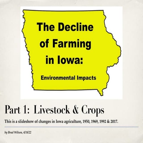 The Decline of Farming in Iowa: Part 1 | PPT