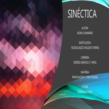 Sinectica | PPTX